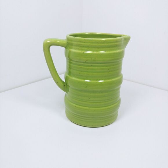 Enesco | Dining | Vintage Ring Syrup Cream Pitcher Sage Green Ring Ware ...